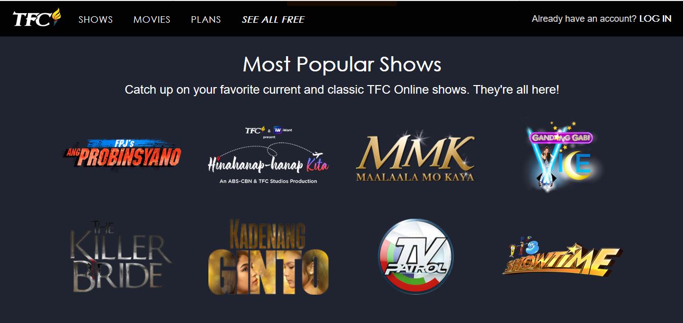 Watch TFC.tv pinoy teleserye on your TV – Cmik Add-ons